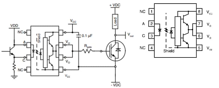 Optically Isolated MOSFET Drivers - Vishay | Mouser